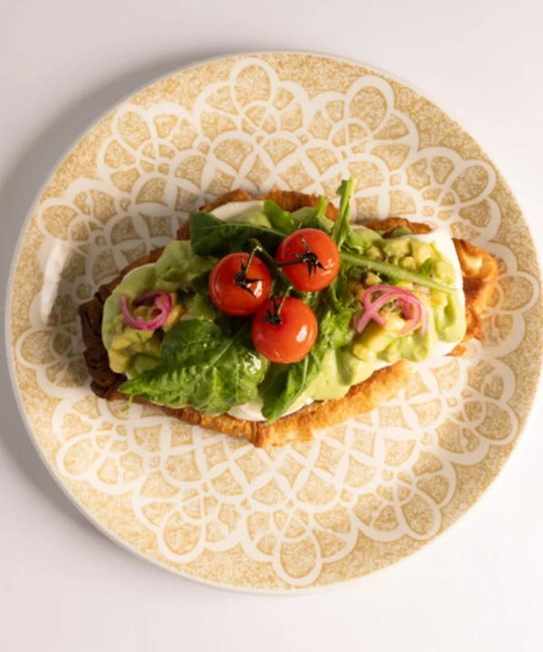 Avocado & Mozzarella Croissant Toast - La Créme